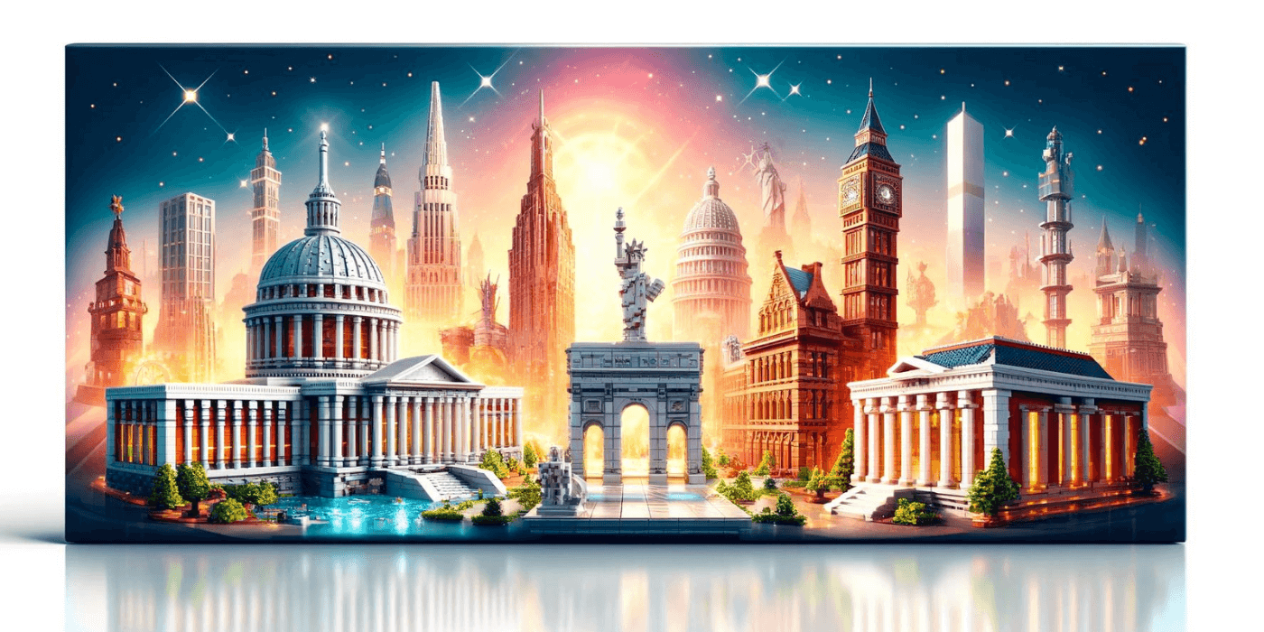 Iconic Brick Building, Landmark & Architecture Sets - Xclusive Collectibles