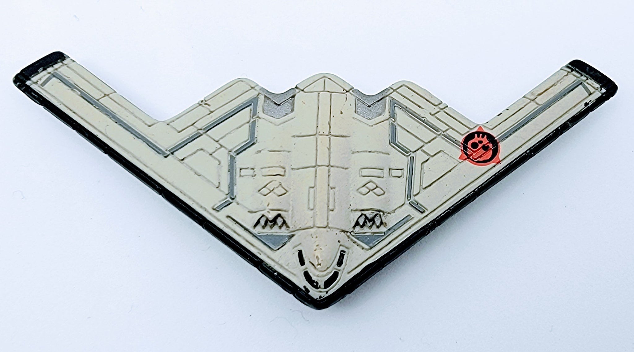 Micro Machines Military B-2 Spirit Bomber Red Skull Forces Vintage ...