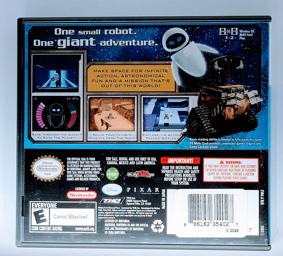 Disney's WALL-E Nintendo DS Game: An Adventure of Robot Proportions!