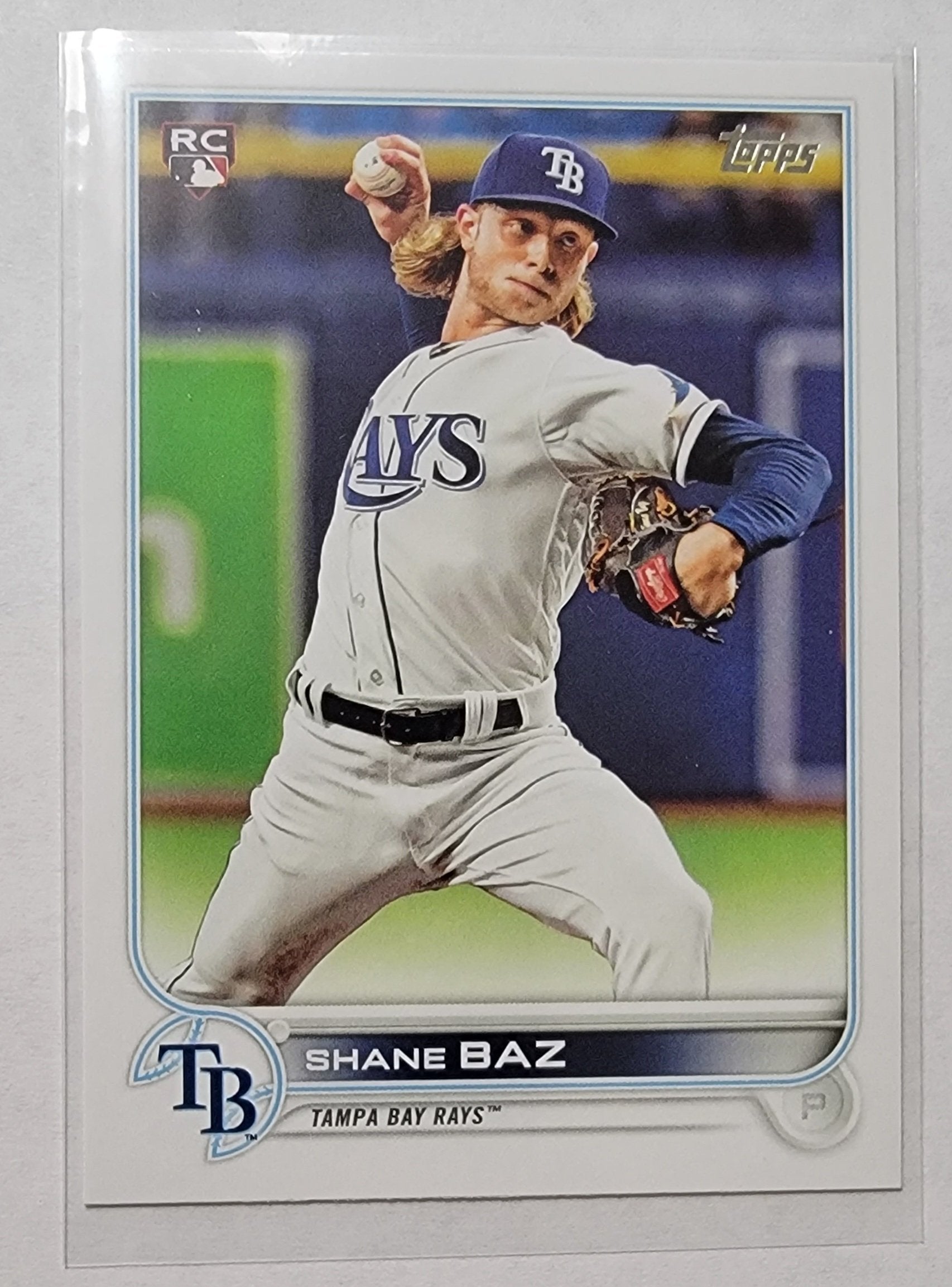 2022 Topps Series Shane Baz Tampa Bay Devil Rays Rookie Baseball Card